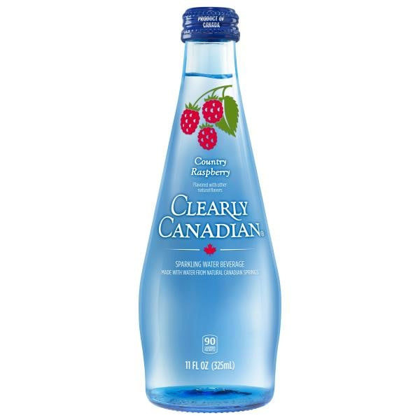 Clearly Canadian Sparkling Water Beverage, Country Raspberry Same-Day ...