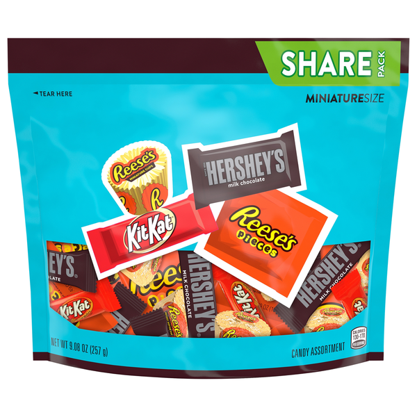 Hershey's Miniature Size Candy Assortment Share Pack Same-Day Delivery ...