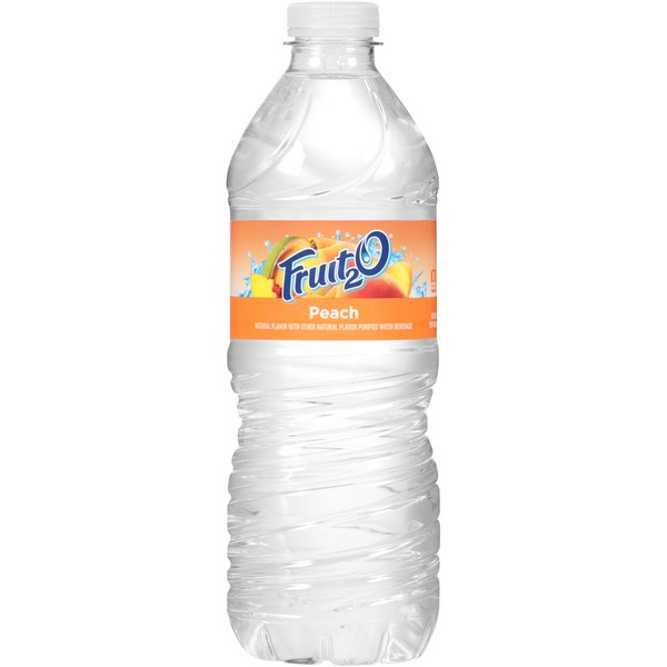 Fruit 2 O Peach Purified Water Beverage (16 fl oz) - Instacart