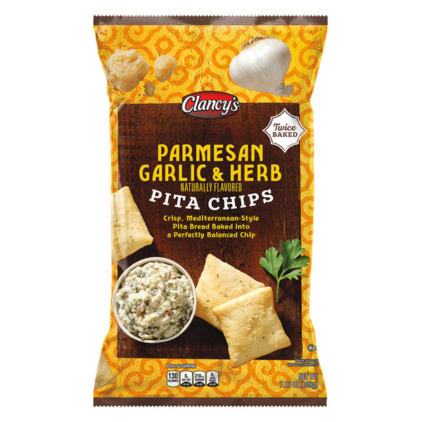 Clancy's Parmesan Garlic Pita Chips Same-Day Delivery or Pickup | ALDI