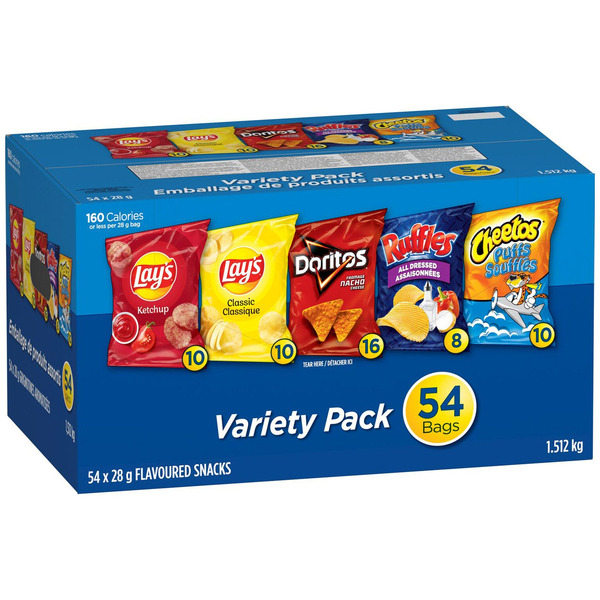 Costco Frito-Lay Lunch Variety Chips Same-Day Delivery | Costco Canada