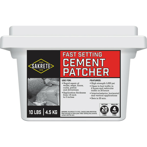 Lowe's Sakrete Gray Fast Setting Concrete Cement Patch Same-Day Delivery | Instacart