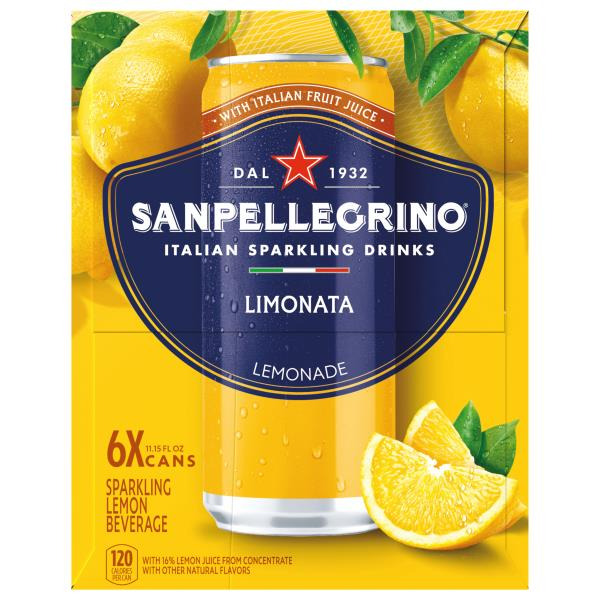 San Pellegrino Limonata (Lemon) Italian Sparkling Drinks Same-Day Delivery or Pickup | Publix