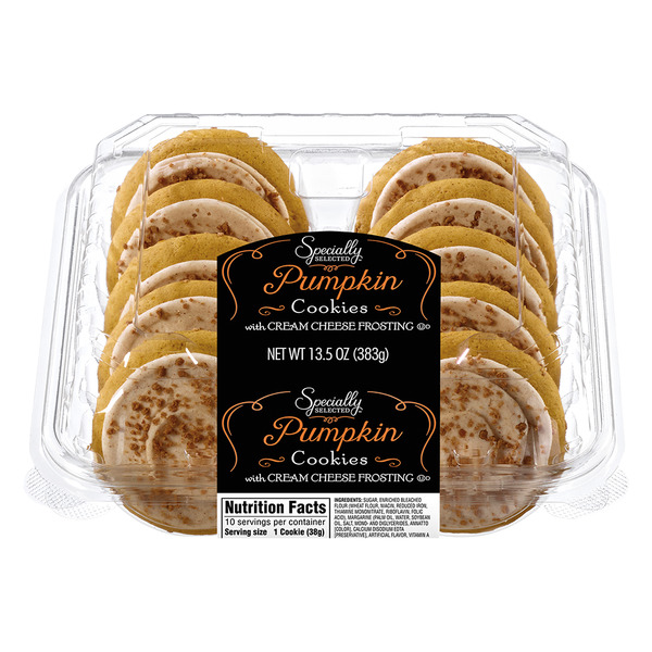ALDI Specially Selected Pumpkin Cream Cheese Frosted Sugar Cookie Same ...
