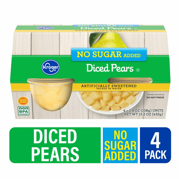 Kroger Kroger No Sugar Added Sweetened Diced Pears Same-Day Delivery or ...