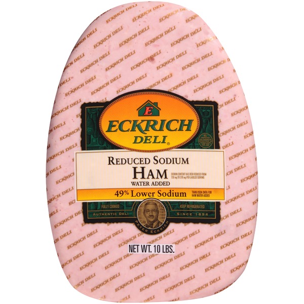 Eckrich Deli Reduced Sodium Ham (160 oz) - Instacart