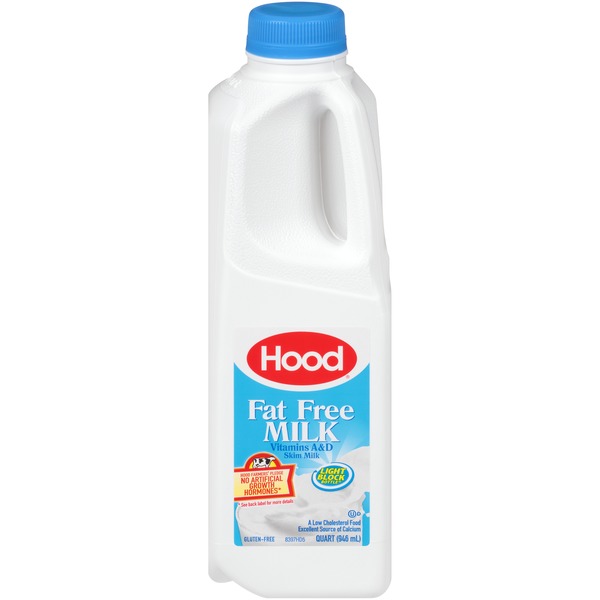 Hood Fat Free Milk (1 qt) - Instacart
