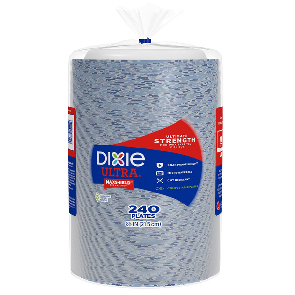 Dixie Ultra Ultimate Strength Paper Plates Same-Day Delivery | Costco ...