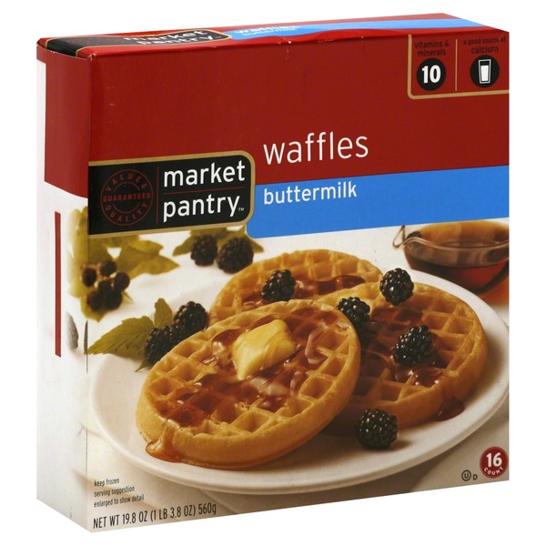Market Pantry Waffles, Buttermilk (16 each) - Instacart