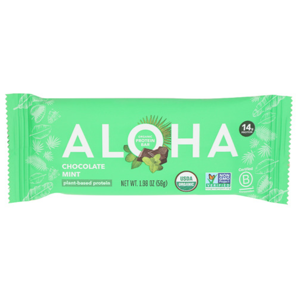 Sprouts Farmers Market Aloha Protein Bar, Organic, Chocolate Mint Same ...