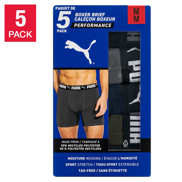 PUMA Men's Active Boxers, Medium Same-Day Delivery | Costco