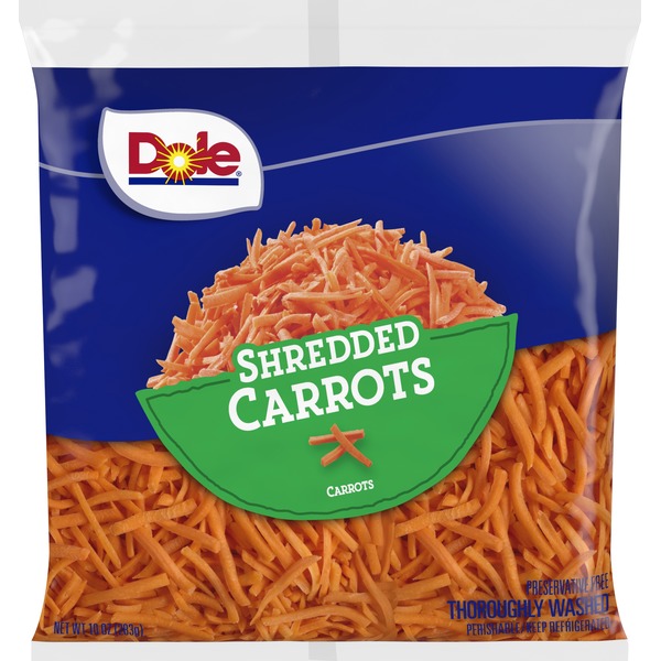 Dole Carrots, Shredded (10 oz bag) - Instacart