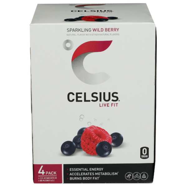 Celsius Sparkling Wild Berry, Energy Drink Same-Day Delivery or Pickup ...