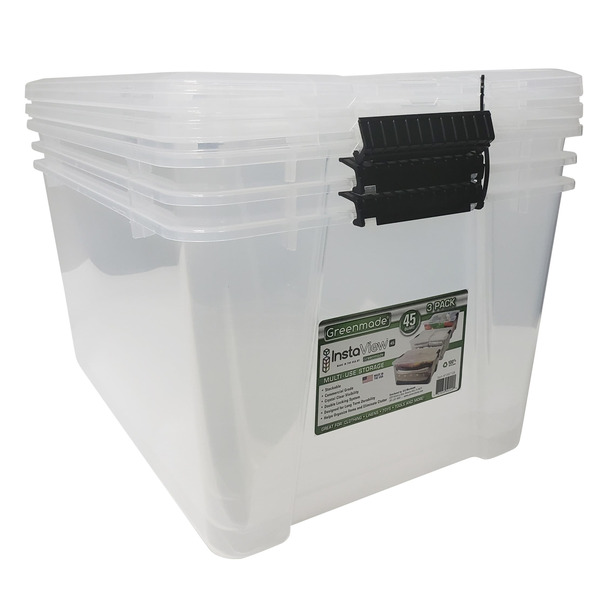 Costco Greenmade 45-Quart InstaView 45 Multi-Use Storage Bin Same-Day ...