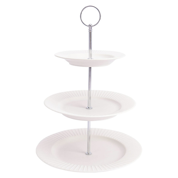 ALDI Crofton Round 3 Tier Buffet Server - White Same-Day Delivery or ...