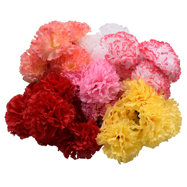 Dollar Tree Floral Garden Artificial Carnation Bushes, 13 x 4 in Same ...