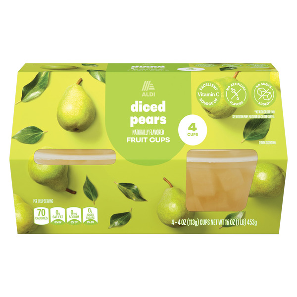 Lunch Buddies Pear Fruit Cups in Juice Same-Day Delivery or Pickup | ALDI