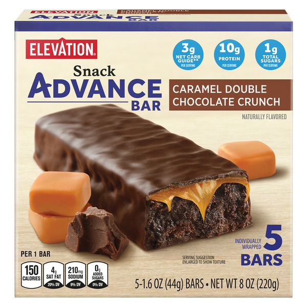 Elevation by Millville Caramel Double Chocolate Crunch Advance Low Carb ...
