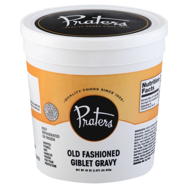 Praters Giblet Gravy, Old Fashioned (30 oz) - Instacart