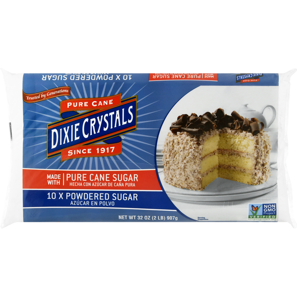 Dixie Crystals Sugar, 10X Powdered (32 oz) - Instacart