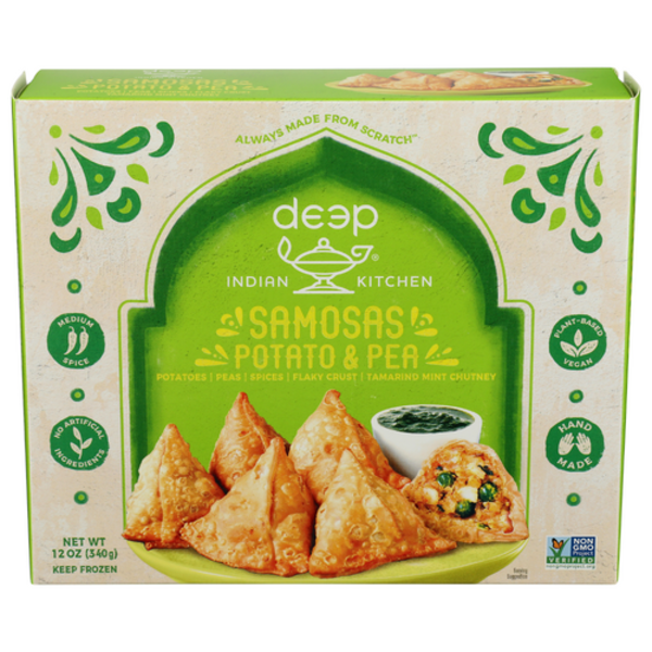Deep Indian Kitchen Samosas, Potato & Pea Same-Day Delivery or Pickup ...