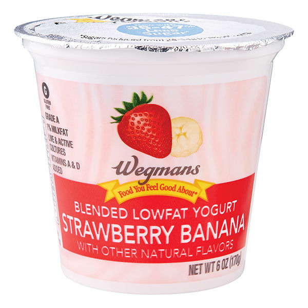 Wegmans Wegmans Strawberry Banana Blended Lowfat Yogurt Same-Day ...