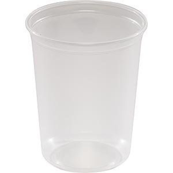 Fabri-Kal - PK32T - 32 oz Clear Microwavable Deli Containers - 25ct ...