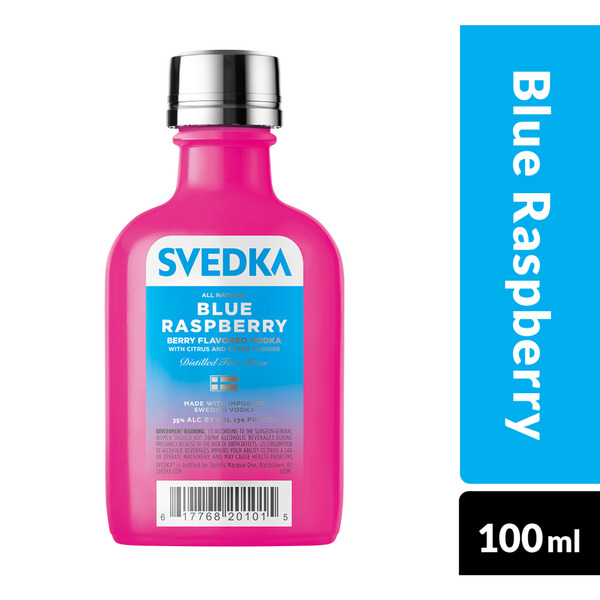 SVEDKA Blue Raspberry Flavored Vodka Plastic Bottle Same-Day Delivery ...