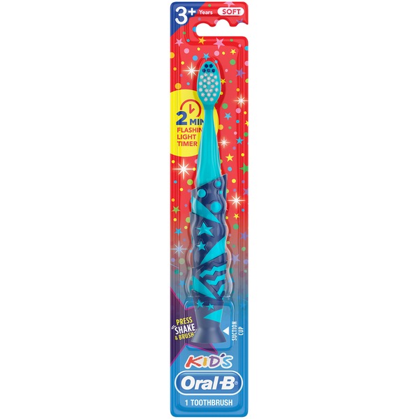 Oral-B Timer With Lights Toothbrush, Blue (1 ct) - Instacart