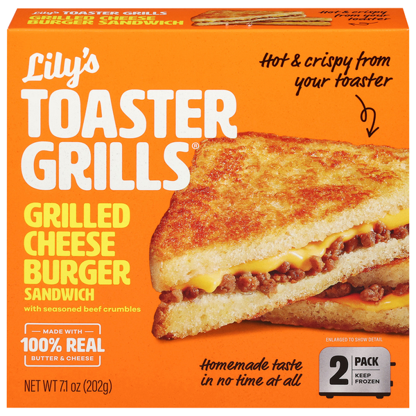 Food Lion Lily's Toaster Grills Sandwich, Grilled Cheese Burger Same ...