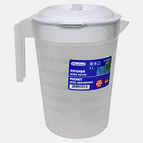 PlasticO 2L Plastic Pitcher With Cover Same-Day Delivery | Dollarama