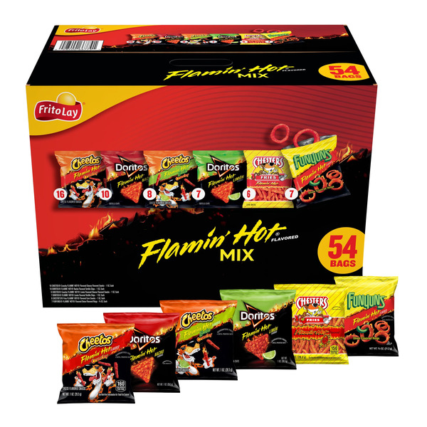 Costco Business Center Frito Lay Flamin' Hot Mix Flavored Variety Same ...