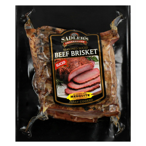 Walmart SADLER'S SMOKEHOUSE 1-1.6 Pounds Seasoned Beef Brisket Same-Day ...