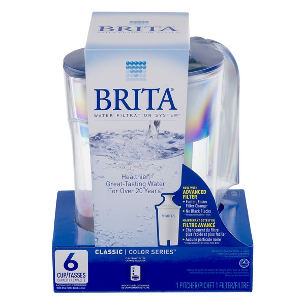 Brita Classic Color Series 6 Cup Pitcher (1 ct) - Instacart