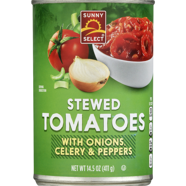 Sunny Select Tomatoes, Stewed (14.5 oz) - Instacart