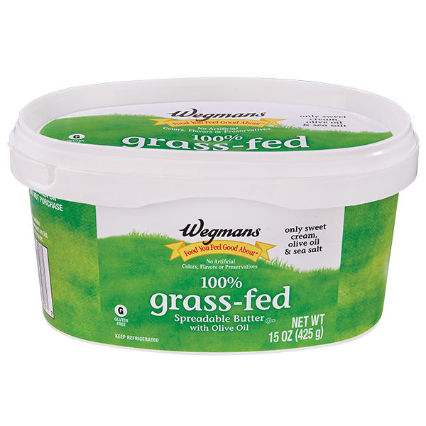 Wegmans Wegmans 100% Grass Fed Spreadable Butter with Olive Oil Same ...