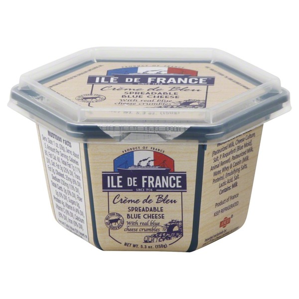 Ile De France Spreadable Cheese, Blue (6 oz) - Instacart