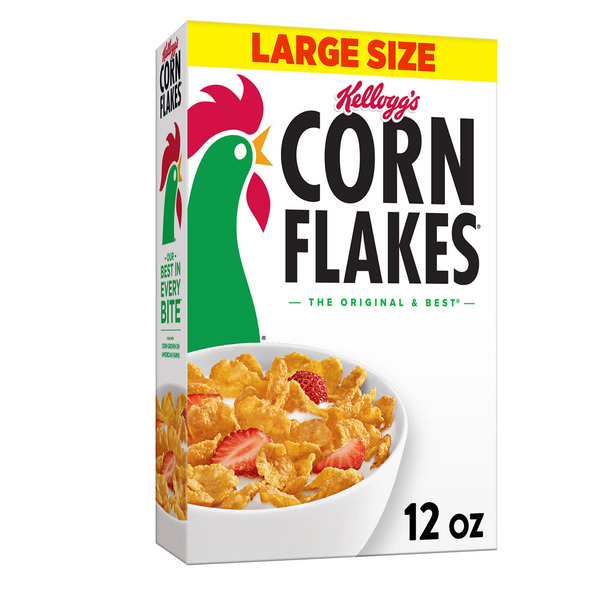 Safeway Kellogg's Corn Flakes Breakfast Cereal, Kids Cereal, Family ...