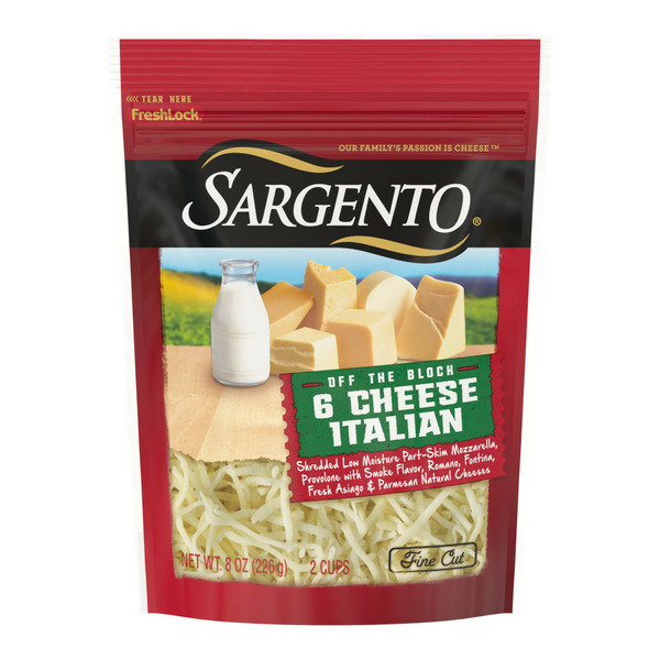 Publix Sargento Shredded Six Cheese Italian Natural Cheese Same-Day ...