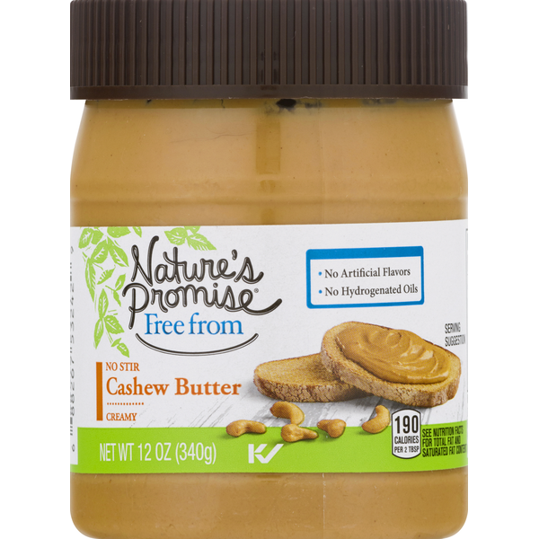 Nature's Promise No Stir Cashew Butter (12 oz) - Instacart
