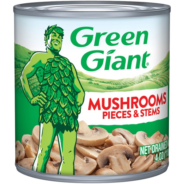 Green Giant Mushrooms Pieces & Stems (4 oz) - Instacart