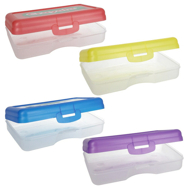Crayola Hinged Lid Pencil Boxes Same-Day Delivery | Dollar Tree