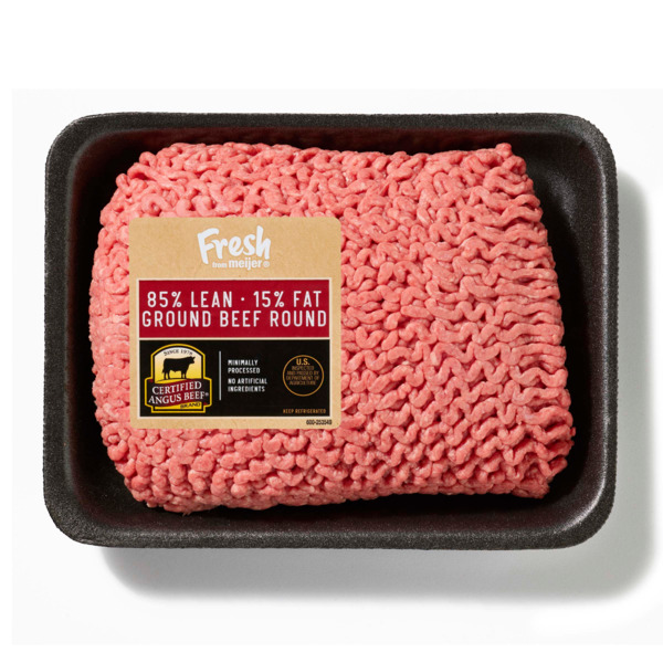 Meijer Meijer Certified Angus Beef 85% Lean Ground Round Same-Day ...