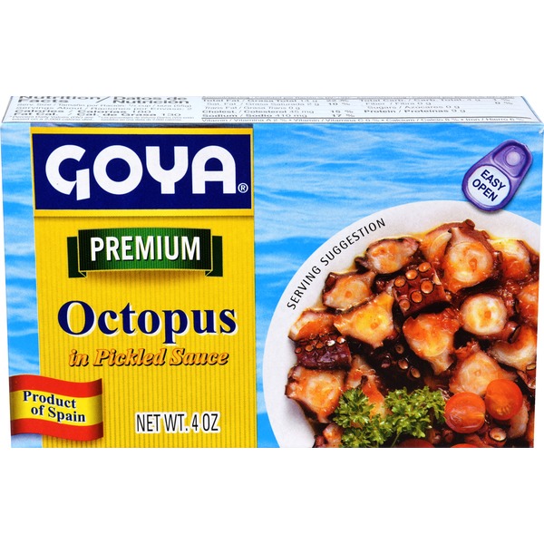 Goya Octopus Style Squid Pieces in Tomato Sauce (4 oz) - Instacart