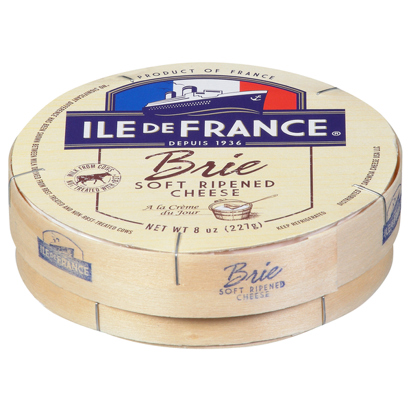 Ile de France Brie Soft Ripened Cheese Same-Day Delivery or Pickup ...