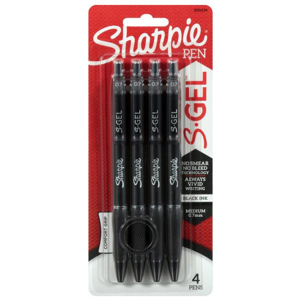 Sharpie 1.0mm Bold Point Black Ink S-Gel Pens Same-Day Delivery or ...