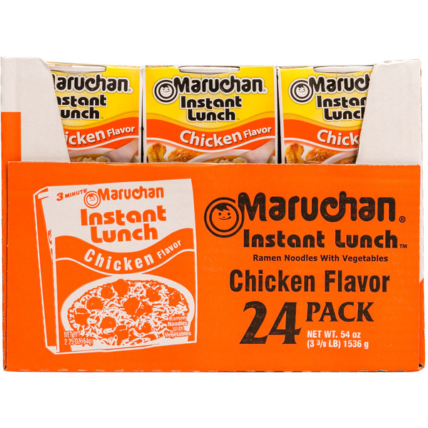 Maruchan Club Instant Lunch Ramen Noodle Soup, Chicken Flavor, 2.15 oz ...