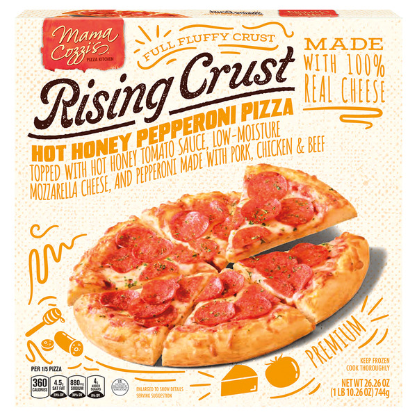 ALDI Mama Cozzi's Pizza Kitchen Rising Crust Hot Honey Pepperoni Pizza ...