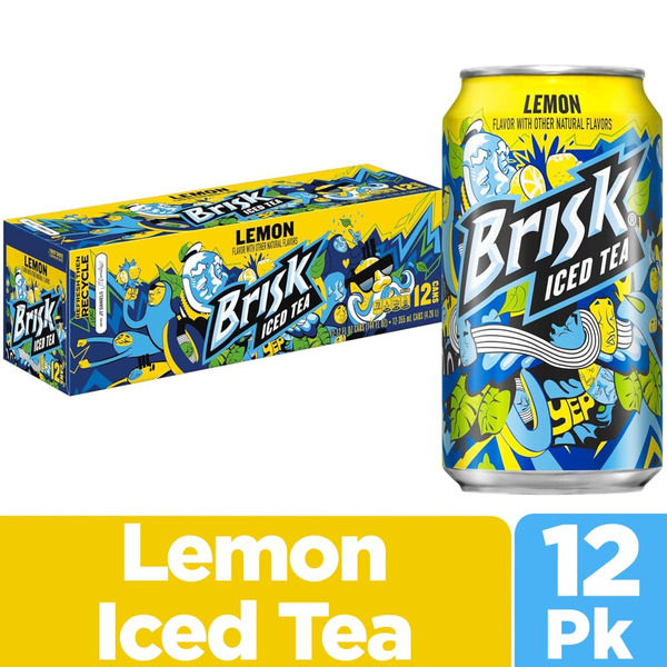 Kroger Brisk Lemon Ice Tea - Pack Same-Day Delivery or Pickup | Instacart