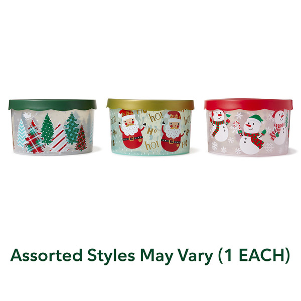 Publix Christmas Plastic Round Container Assorted Same-Day Delivery or ...